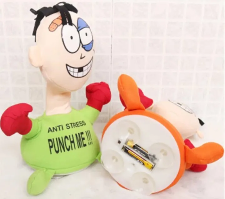 Punch Me Doll, Electric Plush Vent Toy Comfortable Touching Punch Me ...