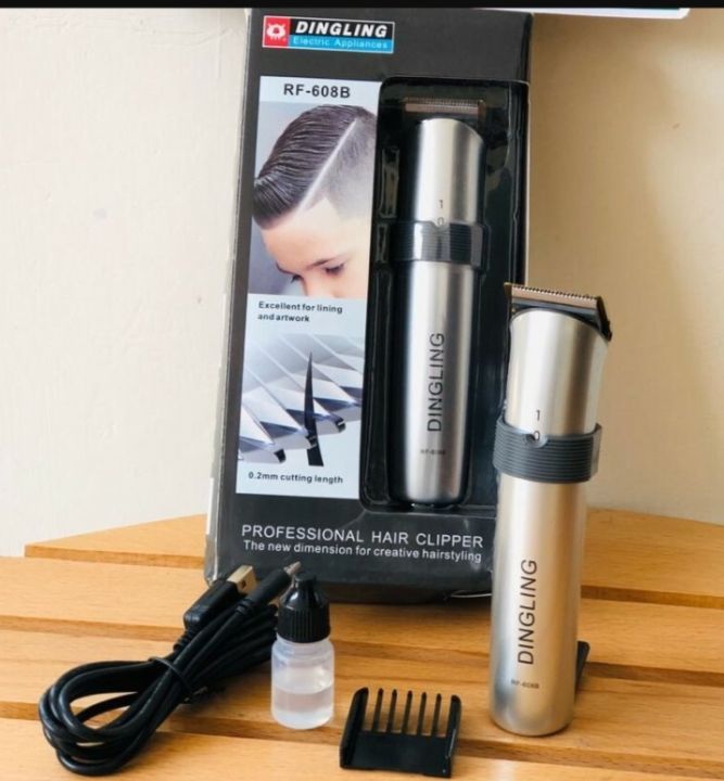 Dingling Rf-608b USB Rechargeable Trimmer And Shaving Machine hair ...