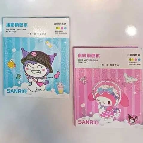 COLOURING BOOK Sanrio Stationery Colour Book Buku Warna Kanak Kanak Set ...