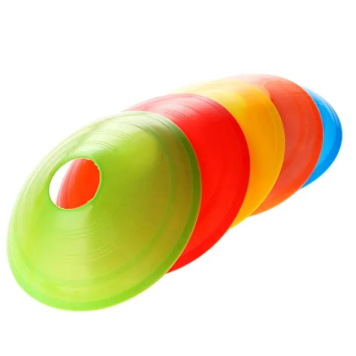 Pack OF 4 - Cricket Training Marker Disc Cones - Agility Soccer Cones ...
