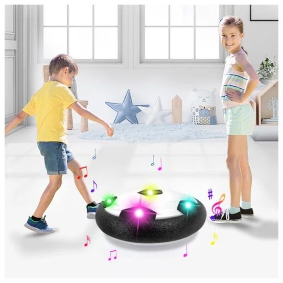 Floating Hover Football Game Electric Soccer Ball with 2 Goal Posts ...