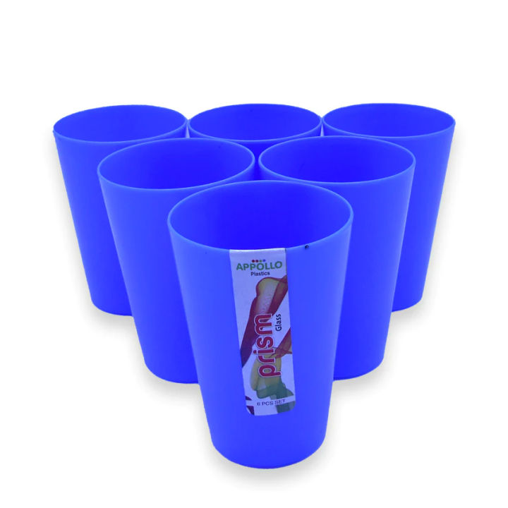 Apollo M-2 Prism Glass Set (6 Pieces) Serves All Your Party Needs ...