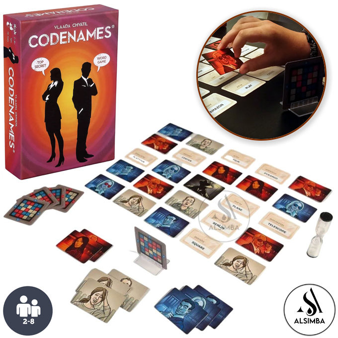 Codenames Board Game The Number 1 Best Family Cards Game - Code Names ...