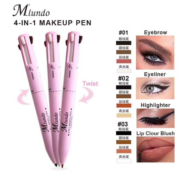 Mlundo Best 4 in 1 Makeup Pen | Daraz.pk