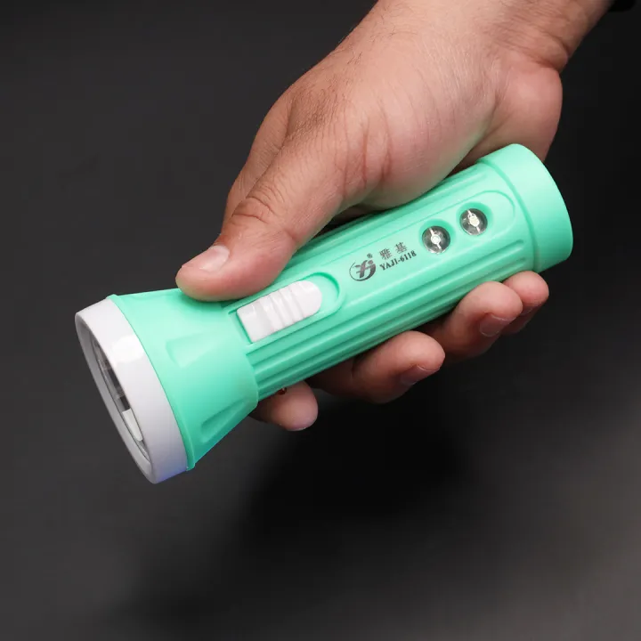 Emergency Torch Light Long Range- Solar Rechargeable Flashlights- Green ...