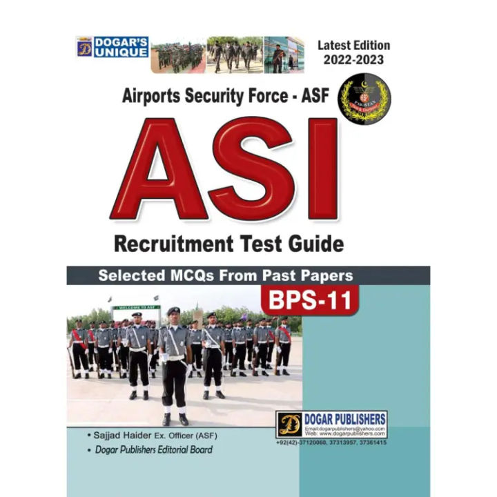 Dogar Airports Security Force – ASF ASI Recruitment Test Guide | Daraz.pk