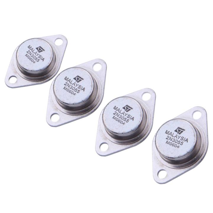 4 x 2N3055 15A 60V NPN AF Audio Power Transistor TO-3 | Daraz.pk