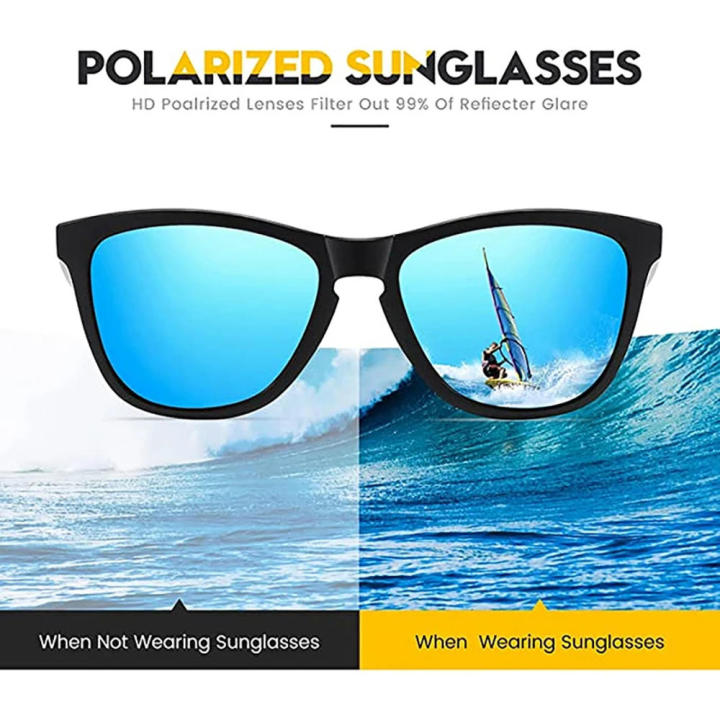Coating Lens Sunglasses Versatile Anti-Glare Polarized Sun Glasses ...