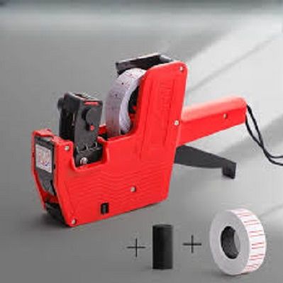 8 Digit Price Tag Label Machine Gun | Multicolour Labeller + 1 Extra ...