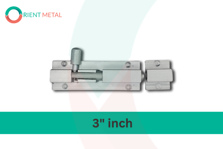 Orient Metal 3 Inch Aluminum Tower Bolts Chatkhani Kundi Lock Easy ...