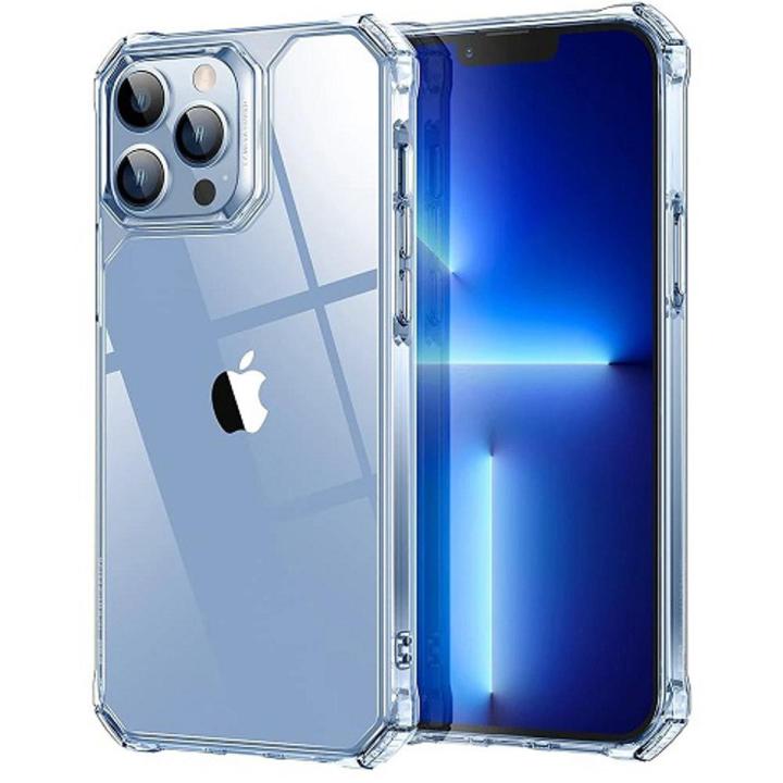 Iphone 13 Pro Max Anti Shock Corner Bumper 1.5mm Soft Transparent Jelly ...
