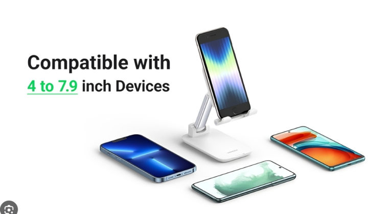 "Foldable" & "Height Adjustable" Mobile Stand / For Mobiles & Tablet ...