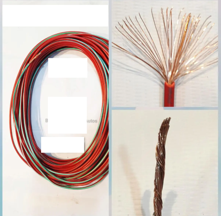2 Meter Wire 42 Taari Length Contains Forty two Strands Copper For ...