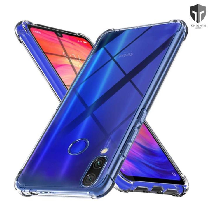 Knight's Armor Xiaomi Redmi Note 7 Pro Soft Transparent Back Cover ...