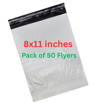 Courier Flyer Shipping Bags Envelopes Mailers with Pocket 8x11 inches ...