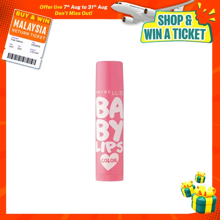 Maybelline New York Baby Lips - Pink Lolita - Moisturizing Tinted Lip ...