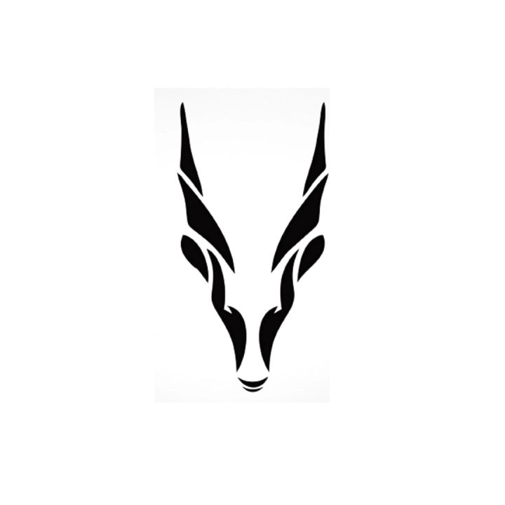 Markhor sticker, Car back sticker, Pack of 1 3 x 2 inch | Daraz.pk