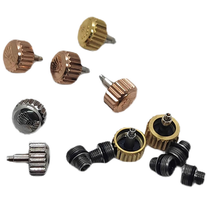 5.3MM 6.0MM Watch Crowns Parts Kit For Watch Metal Crowns Replacement ...