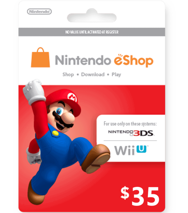 Nintendo eShop $ 35 Gift Card US Region | Daraz.pk