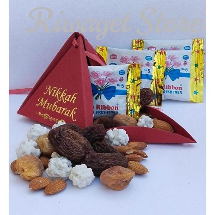 Nikah Boxes (100 box) Packed with following traditional items ...