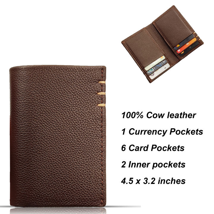 Cow Leather Men Mini Wallet Pure Leather Men Wallet Cow Leather Silk ...