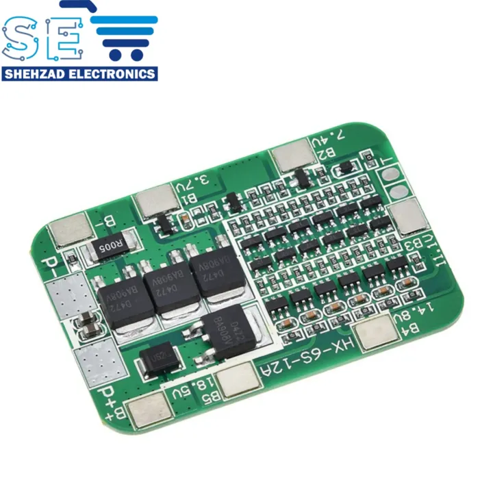 BMS 6S 12A 24V Protection Board For 6 Pack 18650 Lithium Battery bms ...