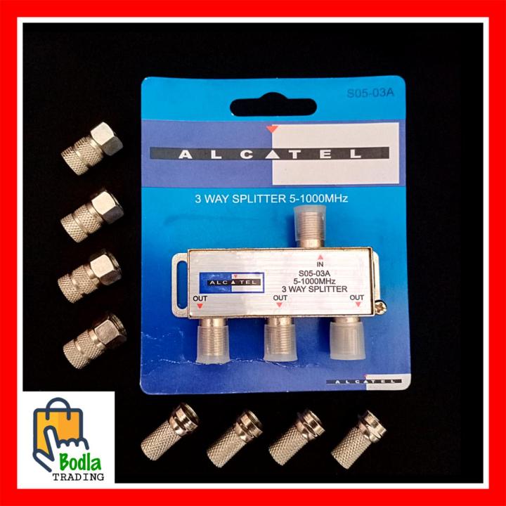 3 Way Digital Aerial Cable TV Splitter 5-1000Mhz - Media Type Broadband ...