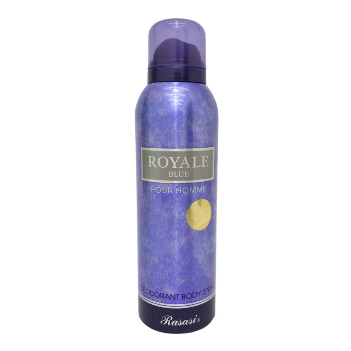 RASASI ROYAL BLUE MEN BODY SPRAY 200ML | Daraz.pk