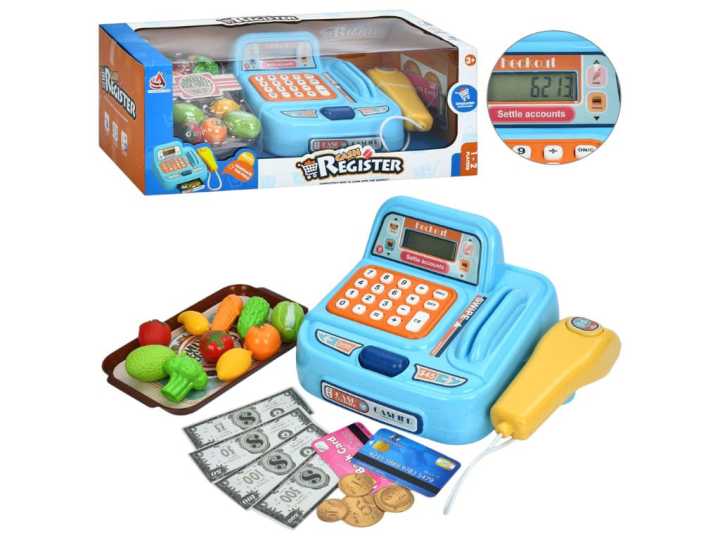 Simulation Supermarket Cash Register Calculator Card Reader Game Play ...