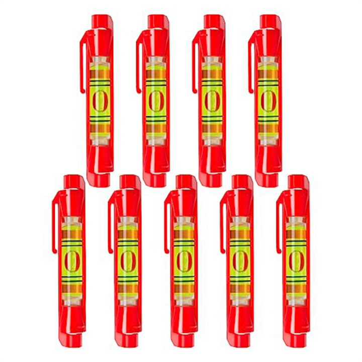 9Pcs 3 Inch Line Level Small Pocket Bubble Levels For Hanging Picture ...