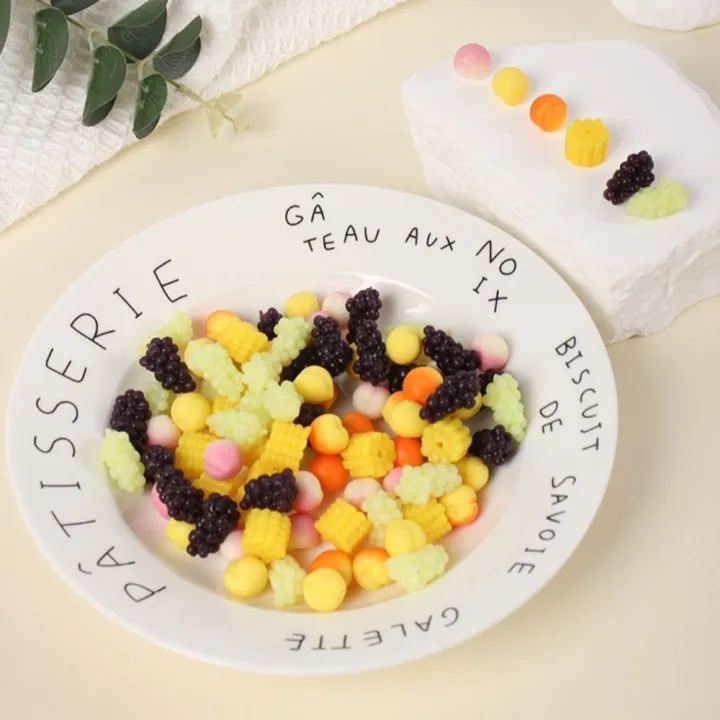 Artificial Grapes Squeeze Sensory Toys Fidget Toy Corn Simulation Fruit ...