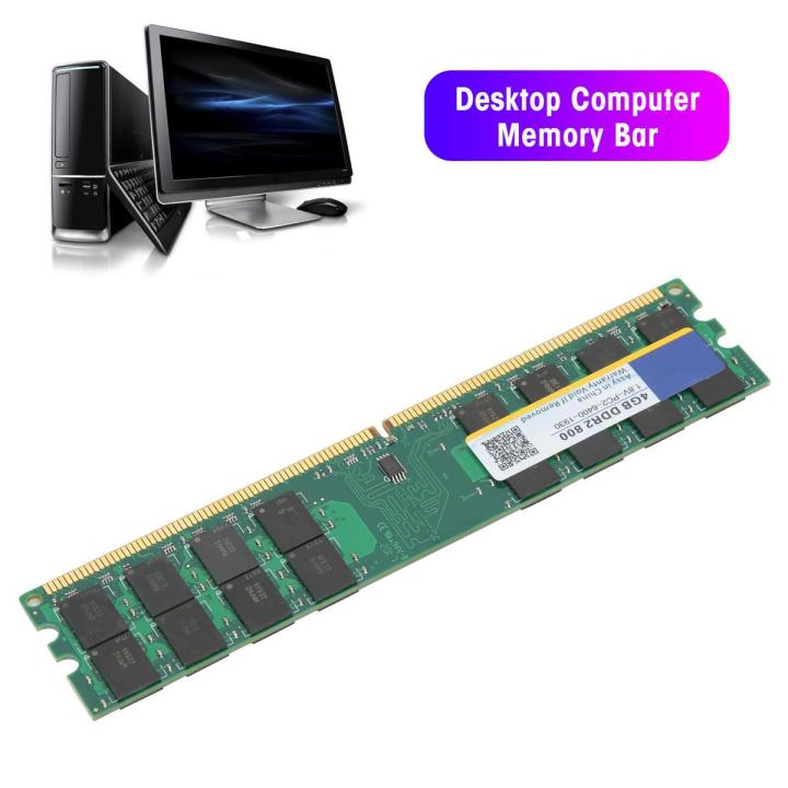 Xiede Desktop Computer Memory RAM DDR2 4GB 800Mhz PC26400 1.8V for AMD ...