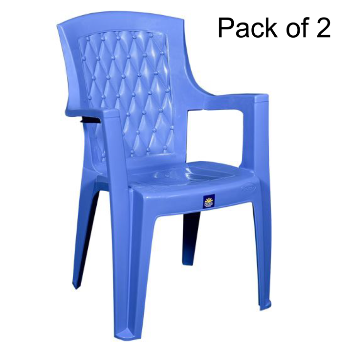 Boss BP-619- (Pack Of 2) Full Plastic High Back Chair | Daraz.pk