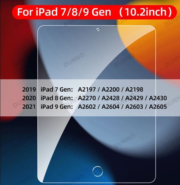 Protector For iPad 7th 8th 9th Generation Screen Glass Protector For ...