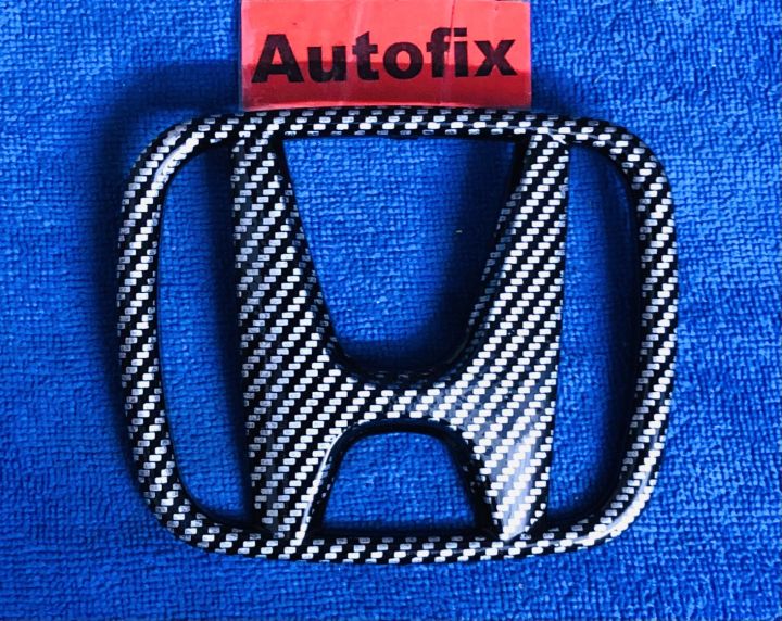 Honda Civic Reborn Carbon Fiber Rear Plastic Emblem Logo 01 PC | Daraz.pk