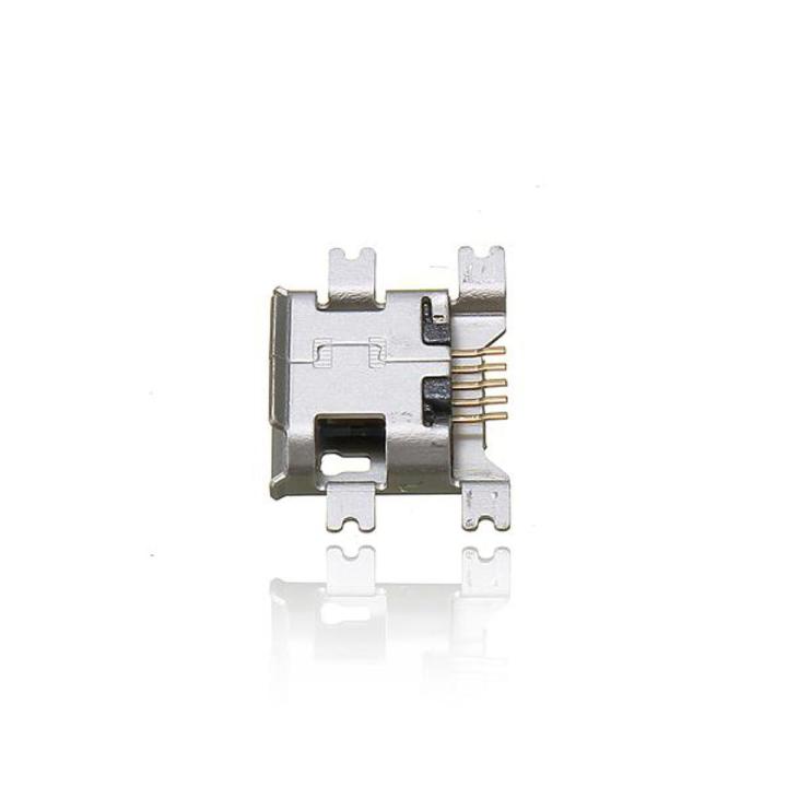 Micro USB Type B Female 5Pin Socket 4Legs SMT SMD Soldering Connector ...