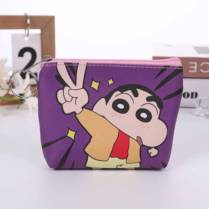 Crayon Shinchan Coin Purse Cute Anime Student Wallet Cartoon Travel ...