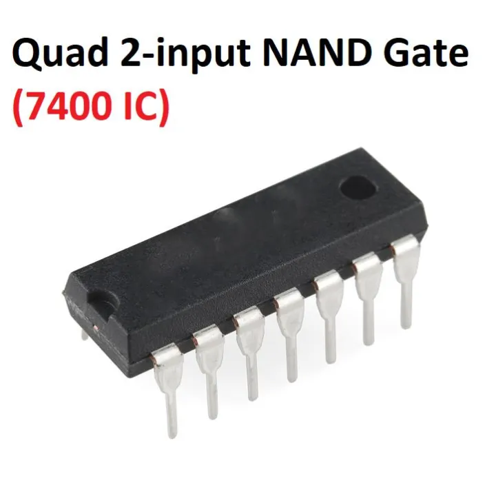 7400 IC Quad 2-Input NAND Gate | Daraz.pk