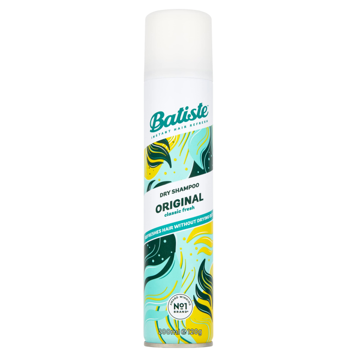 Batiste Dry Shampoo Original 200ml, Fresh & Clean Fragrance, No Rinse ...