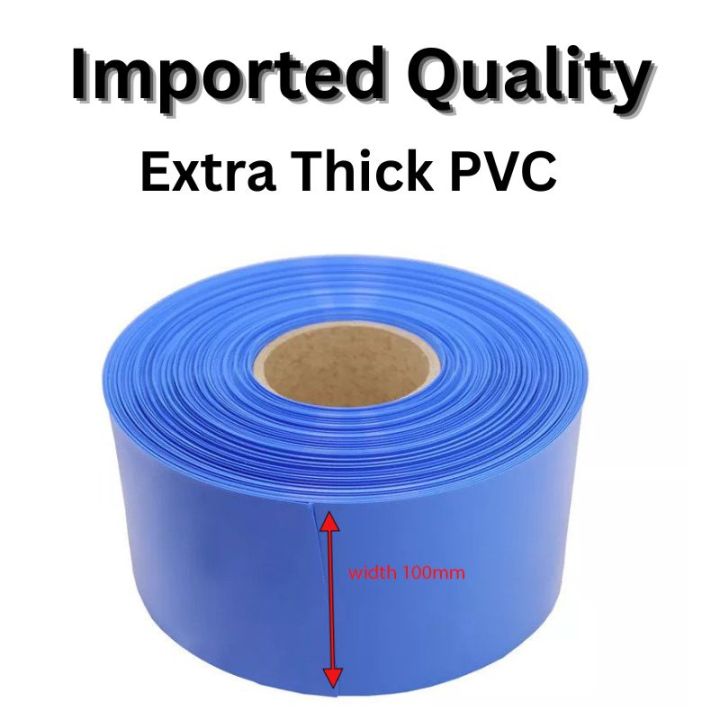 PVC heat shrinkable tube single cell 18650 heat shrink wrapping 100mm ...