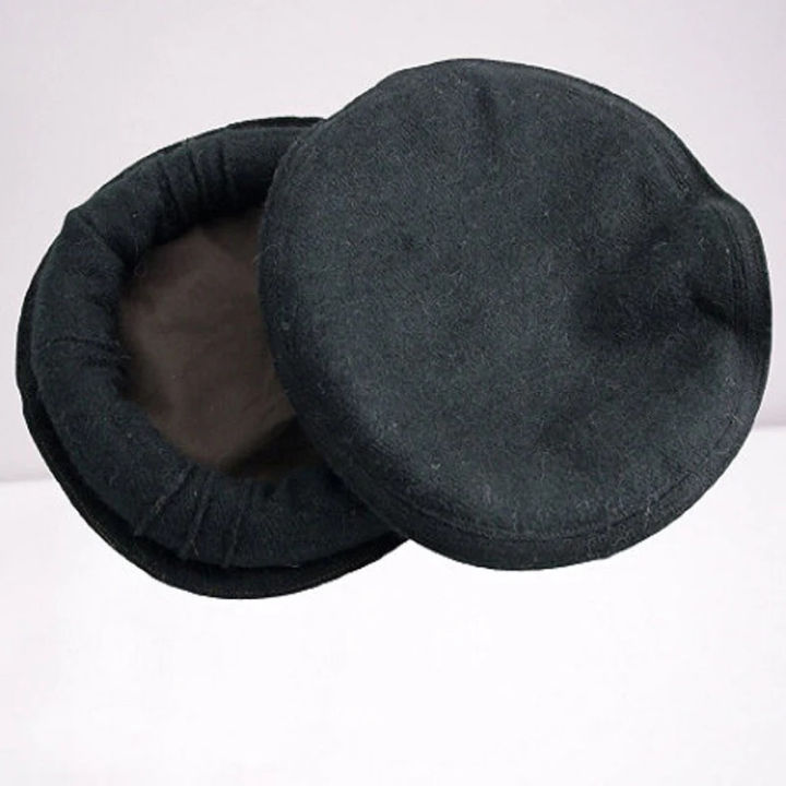 Black Chitrali Cap Pakol | Pure Handmade Woolen Chitrali Cap Pakol ...