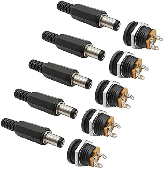 1/5/10 pcs a Pair Male and Female DC Power Connector | DC022 | Socket ...