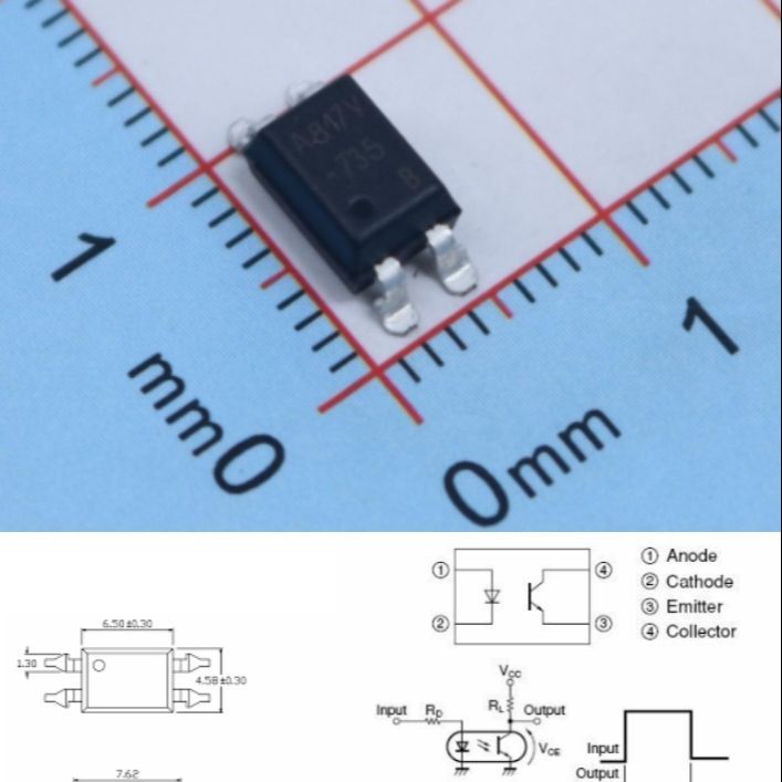 10pcs PC817 SOP-4 EL817C SMD Optocoupler Photocoupler | Daraz.pk