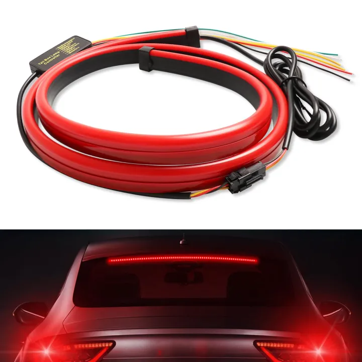 New Shape Car Third Brake Light LED Universal Rear Tail Light Strip Bar ...