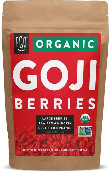 Organic Goji Berries | Large & Chewy 114g | Daraz.pk
