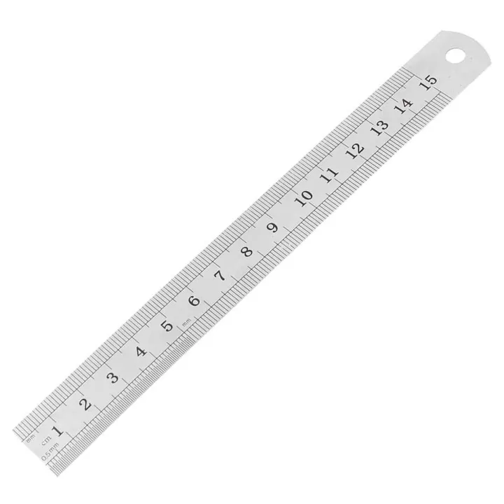 12 Inch Stainless Steel ( Scale ) Rulers Silver,, | Daraz.pk