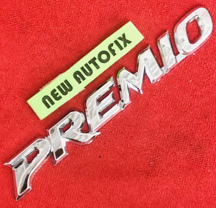 Toyota Premio Rear Plastic Emblem Silver 01 PC | Daraz.pk