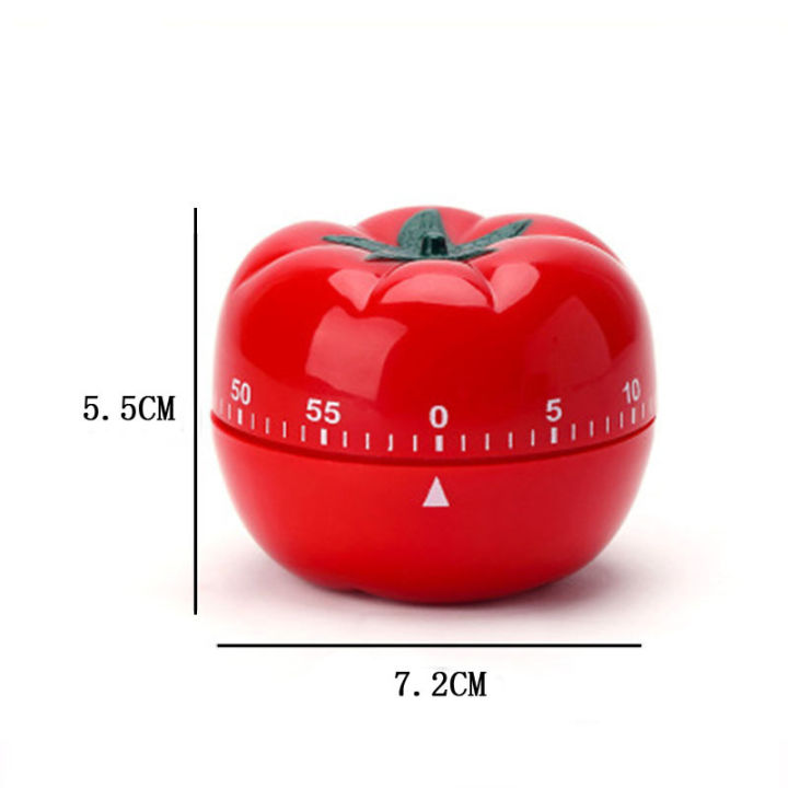Tomato Shape Kitchen Timer Kitchen Craft Mechanical Wind Up 60 Minutes ...
