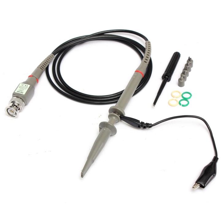 good helper DANIU 1 Set P6100 DC-100MHz Oscilloscope Probe 100MHz Scope Clip Probe for Tektronix ...