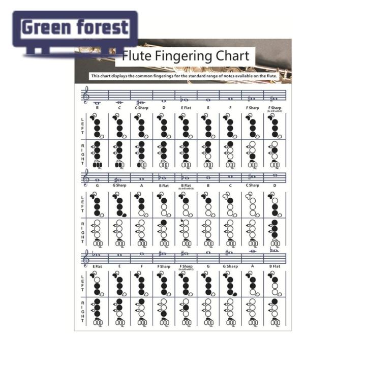 Green forest Guitar Chord Chart Beneficial Flute Chord Fingering Chart ...